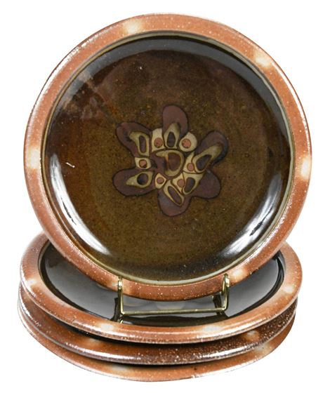 Mark Hewitt | Four Mark Hewitt Lunch Plates | MutualArt