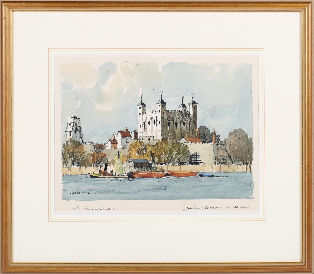 Edward Wesson | The Tower of London (20th Century) | MutualArt