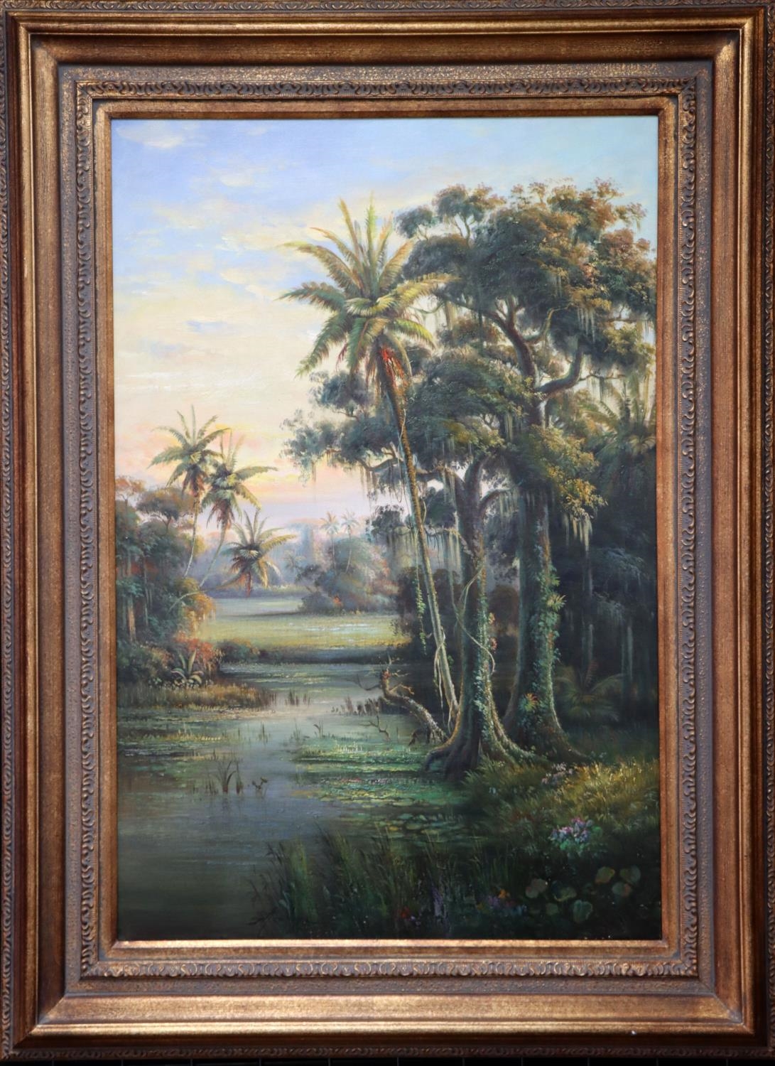 Montoya | TOPICAL RIVER SCENE | MutualArt