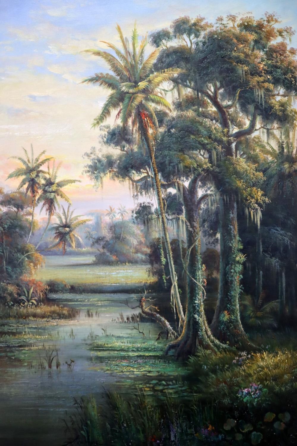 Montoya | TOPICAL RIVER SCENE | MutualArt