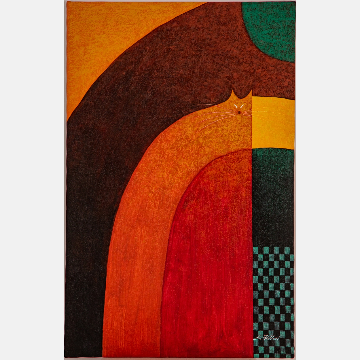 S. Fallon | Abstract Cat | MutualArt