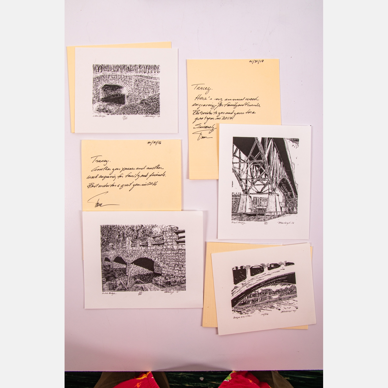 Tom Schorgl | Eight Woodcut Prints by Tom Schorgl | MutualArt