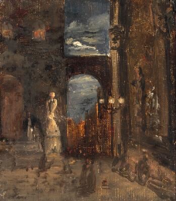 David Jacob Jacobsen | “Venedig ved nat” | MutualArt