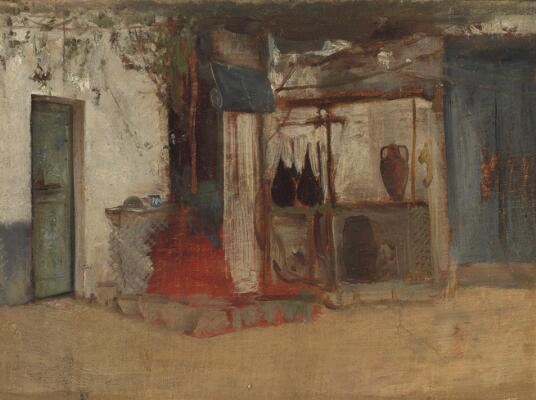 David Jacob Jacobsen | “Italiensk Trattoria” (Circa 1870) | MutualArt