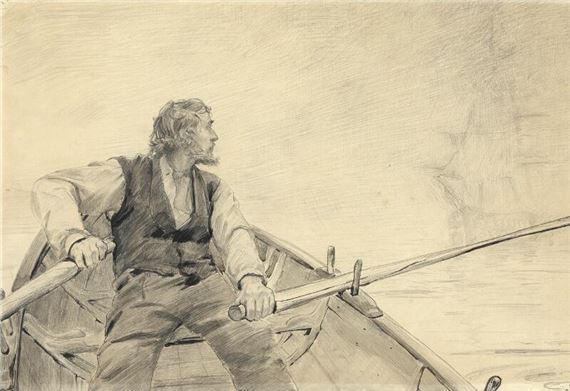 Christian Krohg | Terje Vigen (1892) | MutualArt