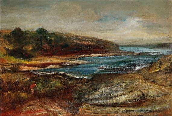 Lloyd Rees | COASTAL HILLS (1954) | MutualArt