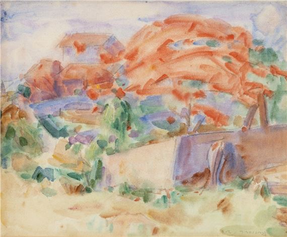 John Peter Russell | FLAME TREES (1921) | MutualArt