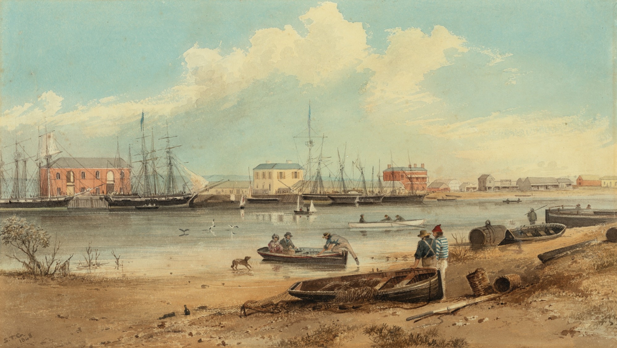 Samuel Thomas Gill | PORT ADELAIDE (1848) | MutualArt