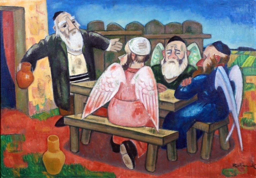 Arthur Kolnik | Abraham and the three angels | MutualArt