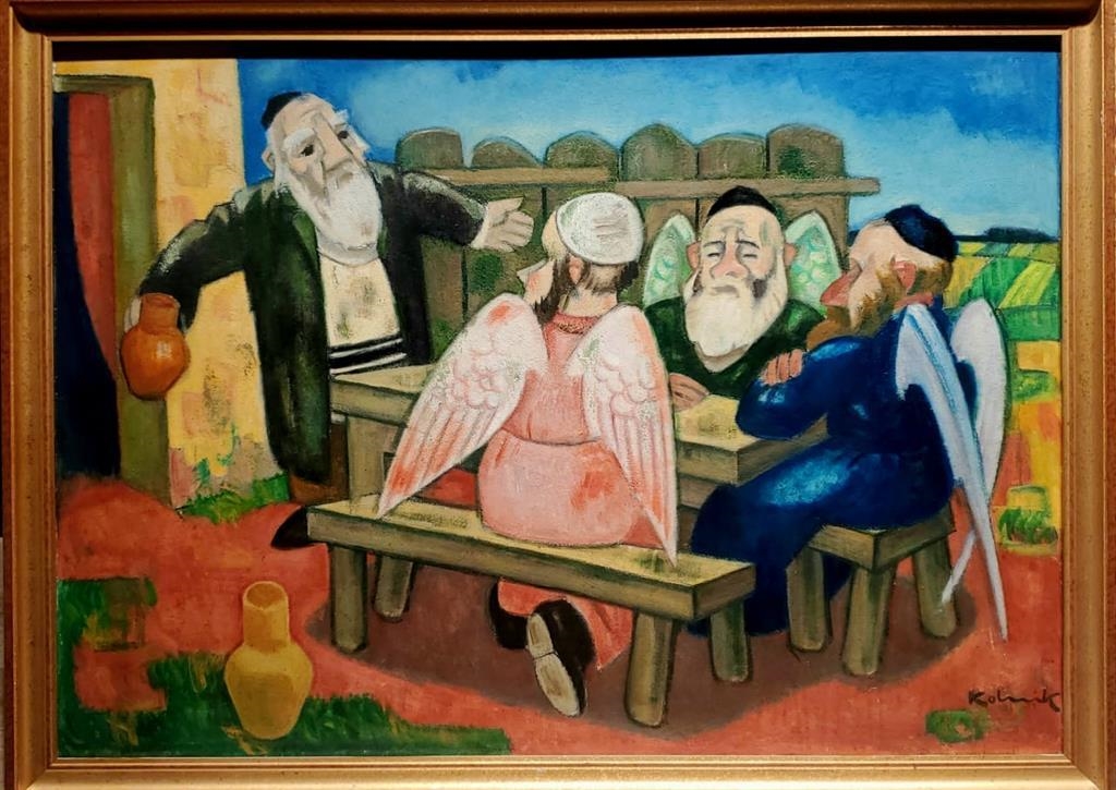 Arthur Kolnik | Abraham and the three angels | MutualArt