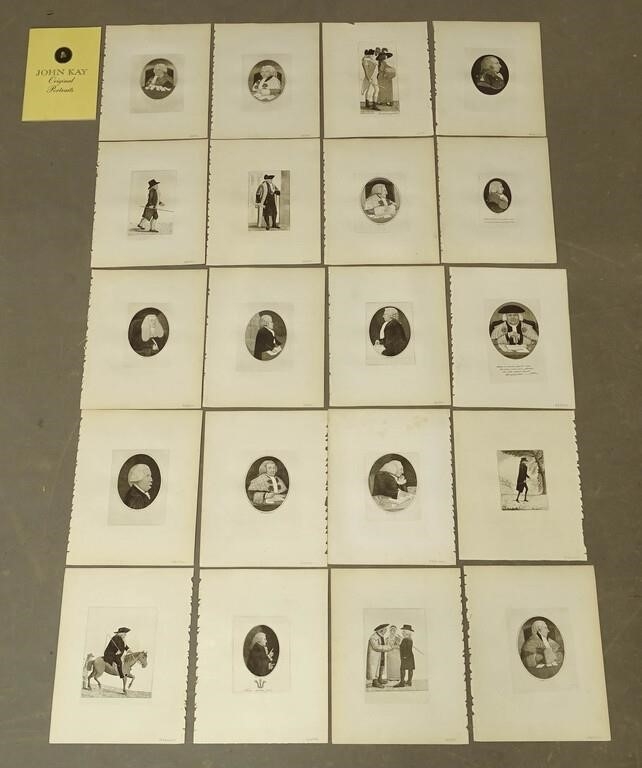 John Kay | Humorous caricature portraits of citizens of Edinburgh ...