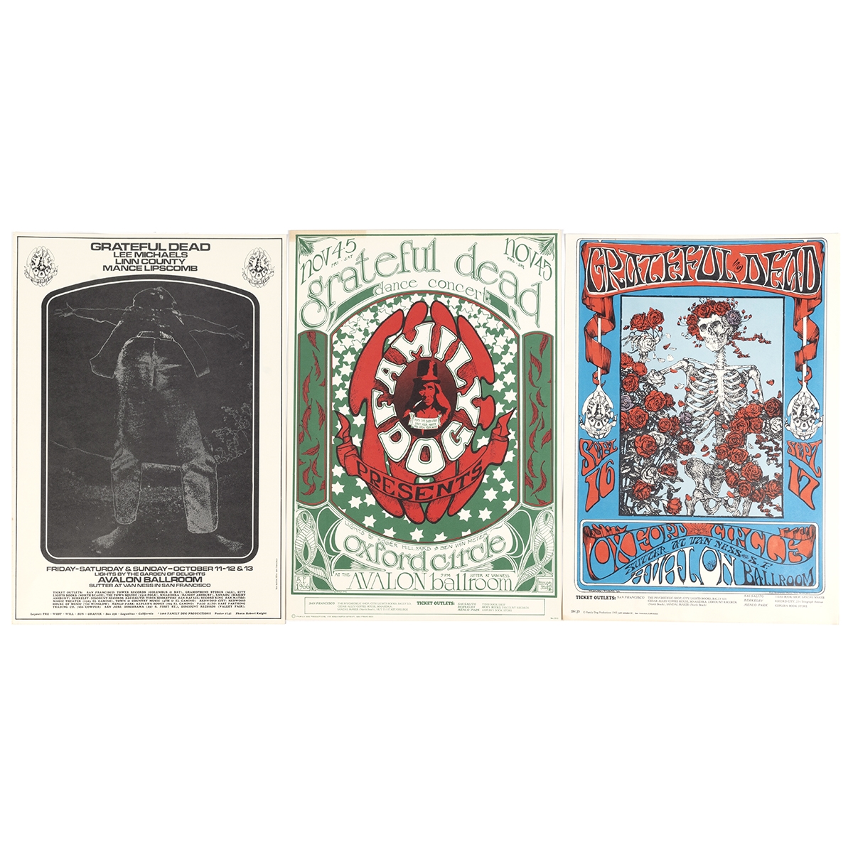 Stanley Mouse | Three Grateful Dead Posters | MutualArt