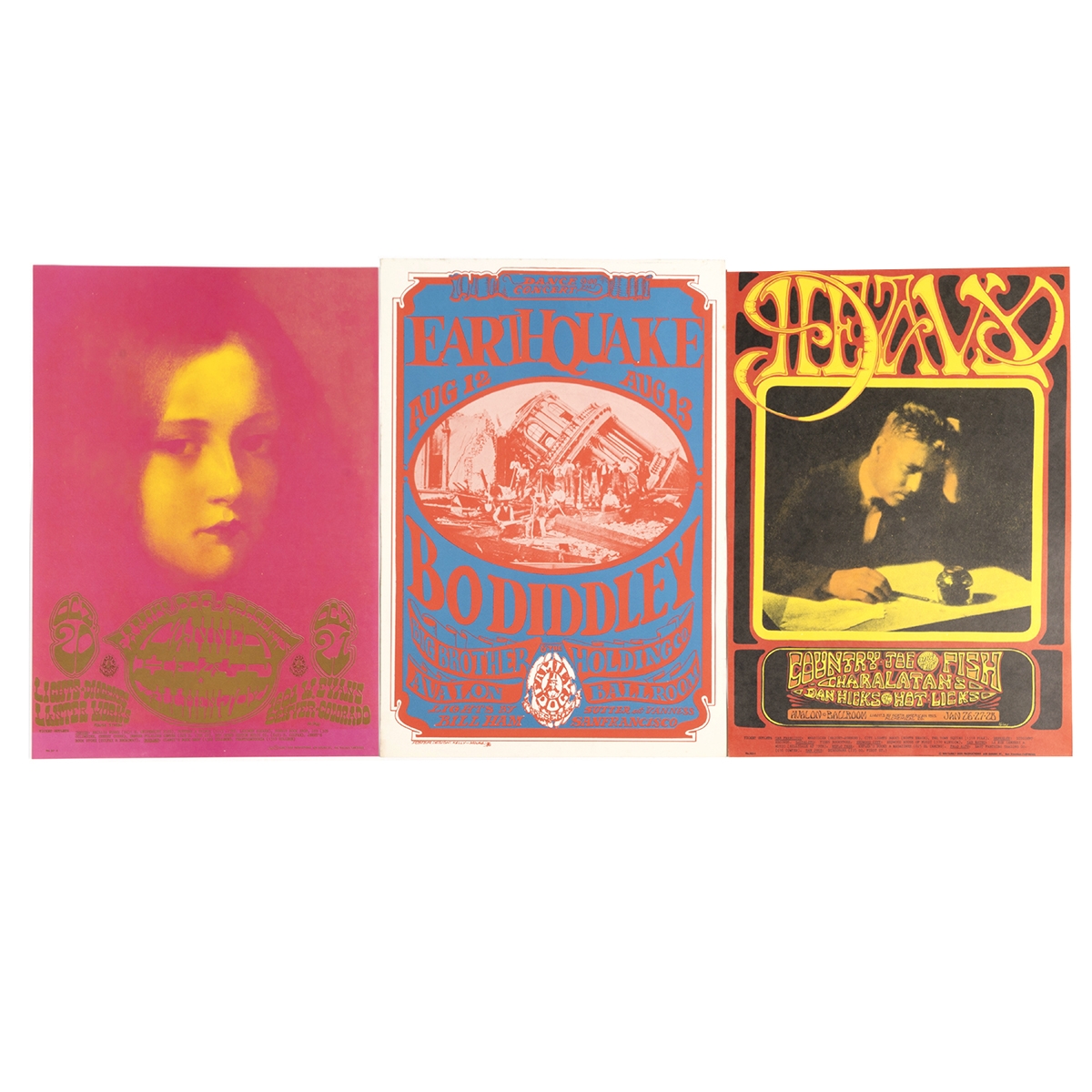 Kelly Mouse | Six Vintage Rock Posters | MutualArt