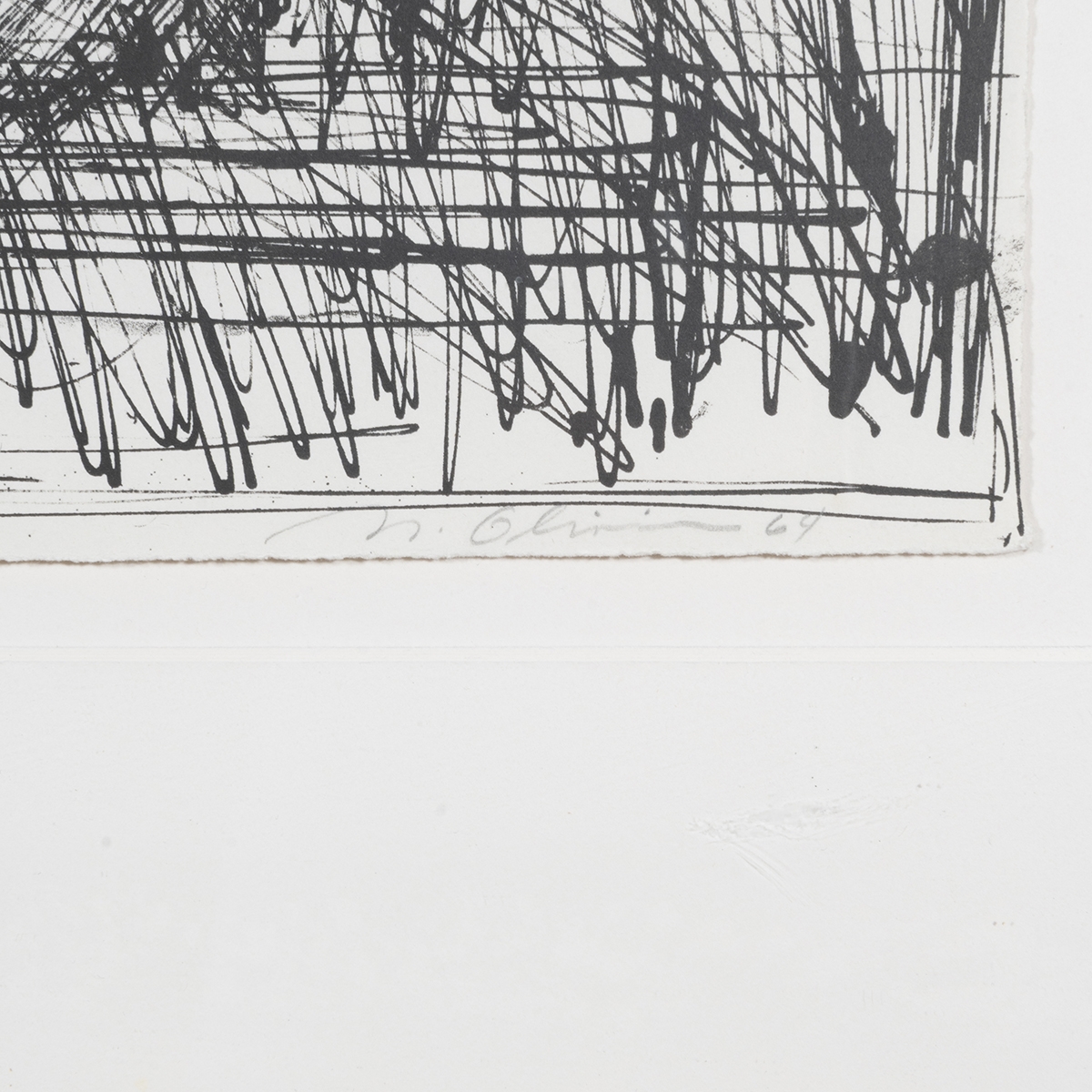 Nathan Oliveira | Abstract Composition (1964) | MutualArt