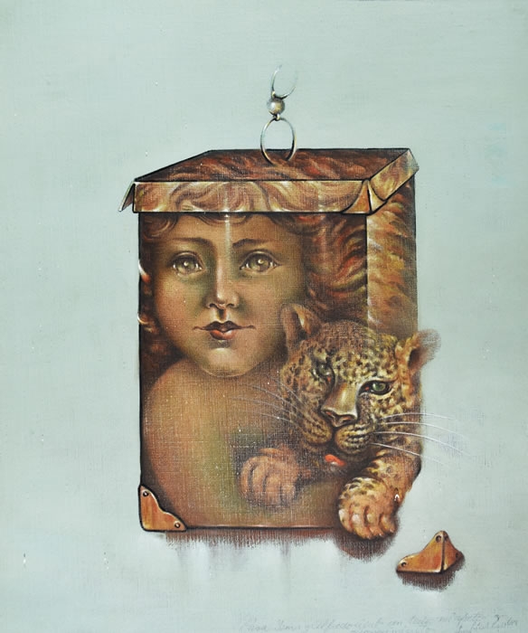 Mildred Burton | NIÑA Y FELINO | MutualArt