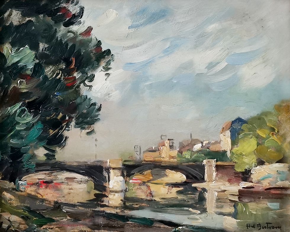 Abel Bertram | Le pont Charenton | MutualArt