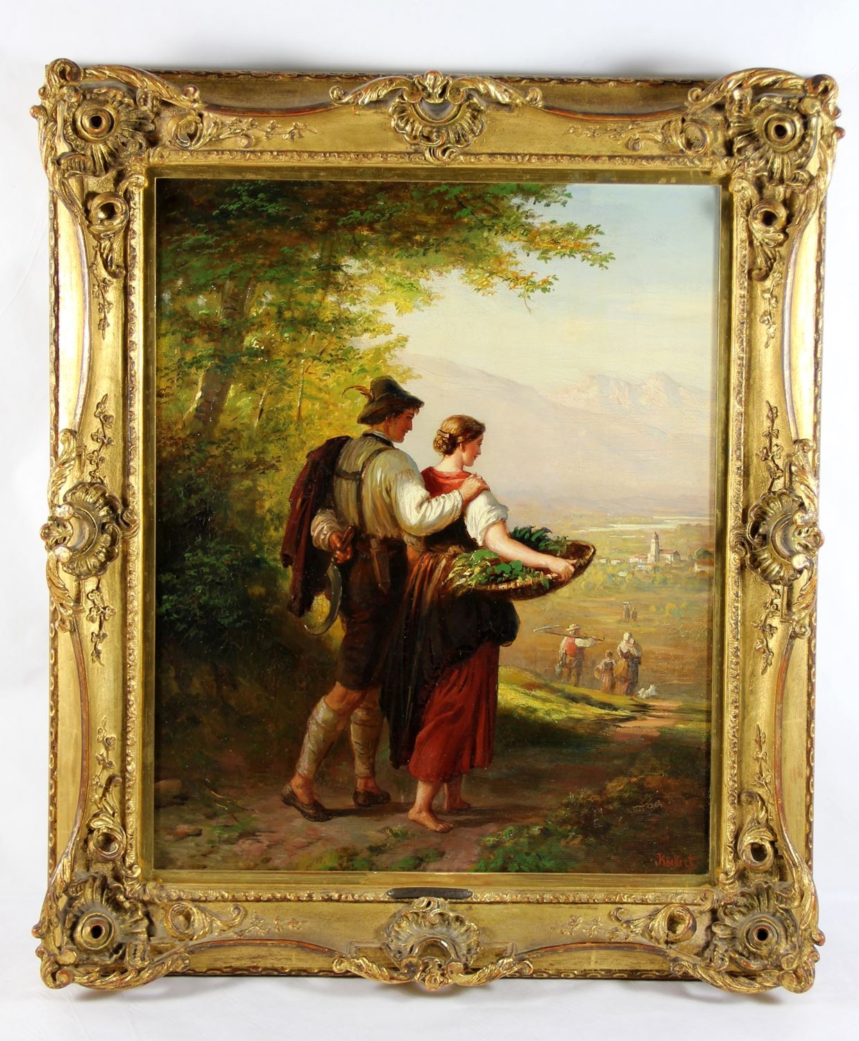 Julius Köckert | Heimkehr vom Feld | MutualArt