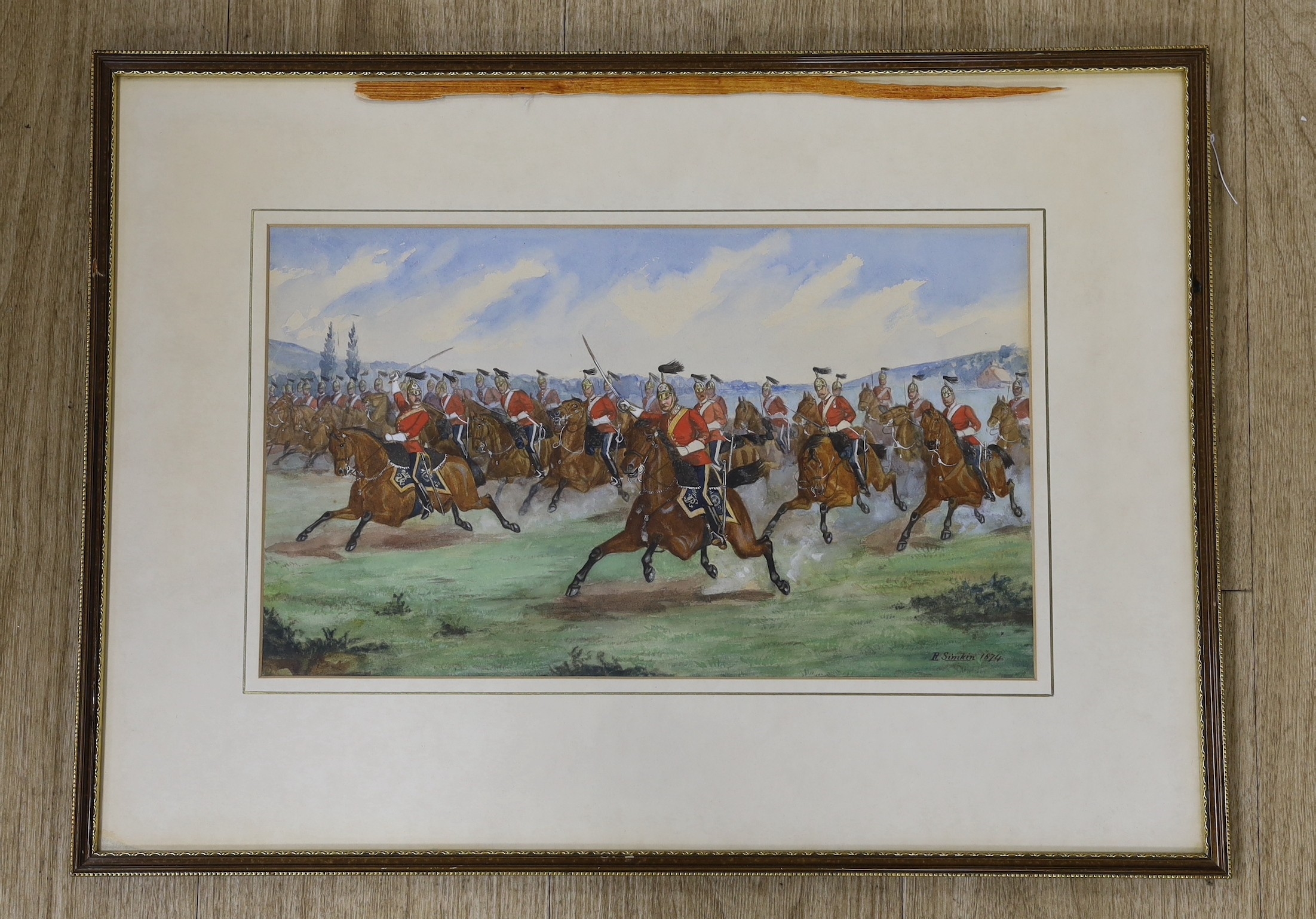 Richard Simkin | Cavalry charge | MutualArt