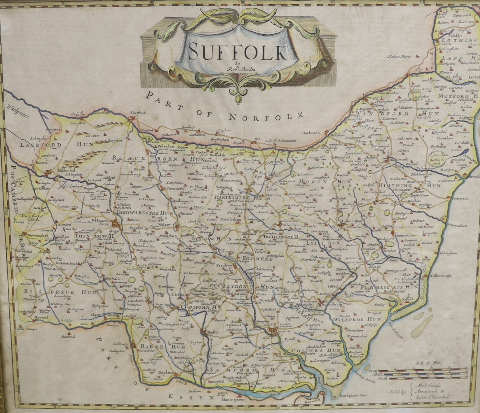 Robert Morden | Map of Suffolk | MutualArt