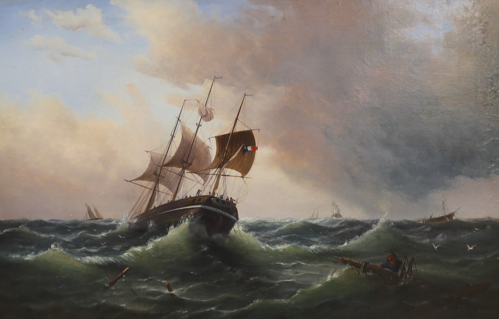 Harry Millson Hunt | The Rescue (1887) | MutualArt