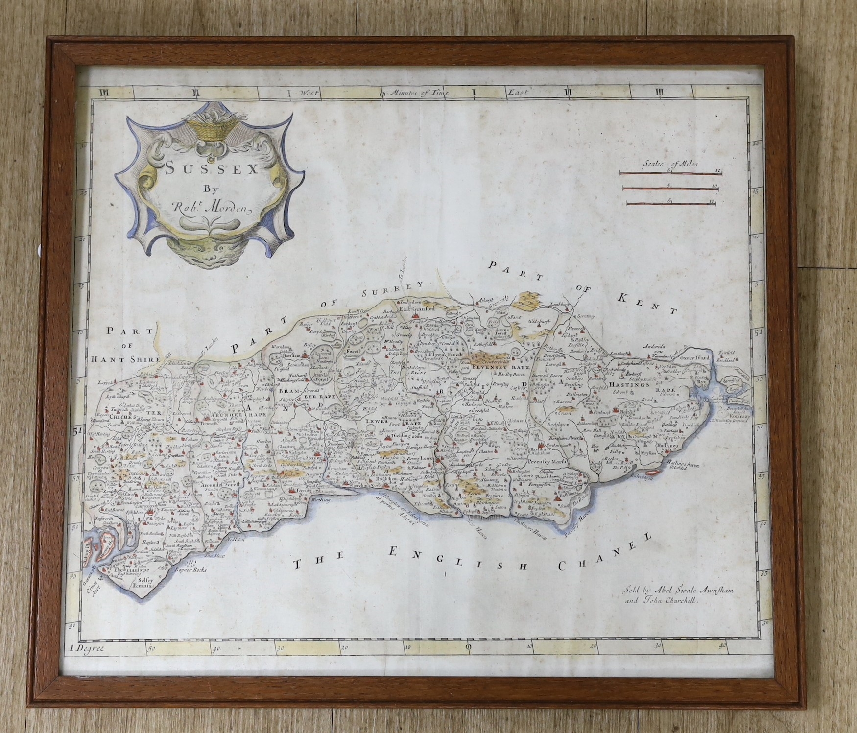 Robert Morden | Map of Sussex | MutualArt