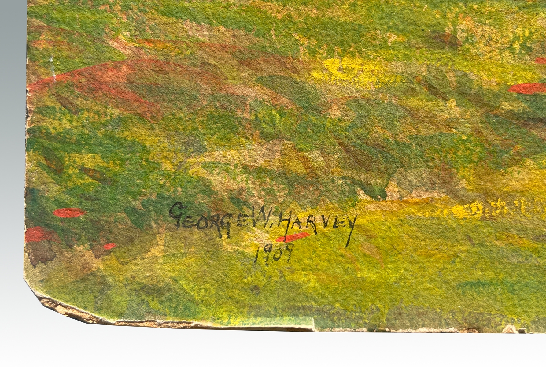 George W. Harvey | ''Across the Marsh at Coffin's Beach (1909) | MutualArt