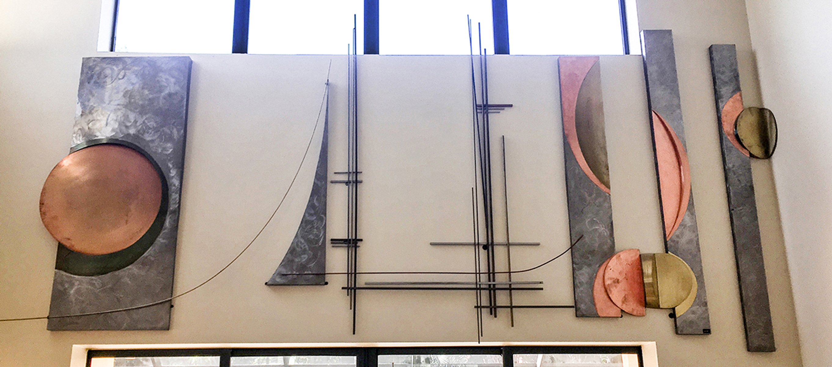 VICKY RANDALL | Impressive wall mounted multi piece art installation ...