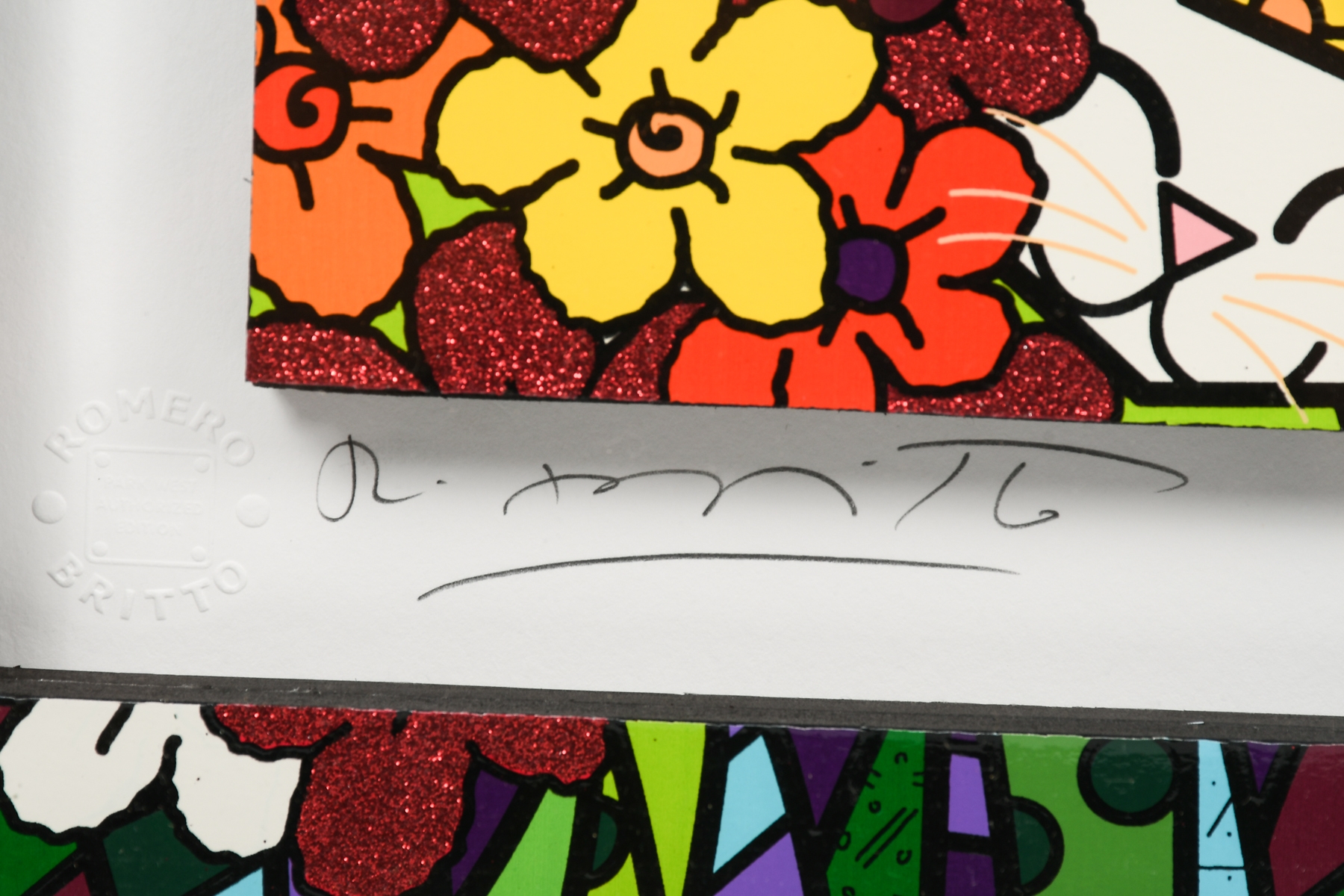 Romero Britto | ''Couple in The Surf'' | MutualArt