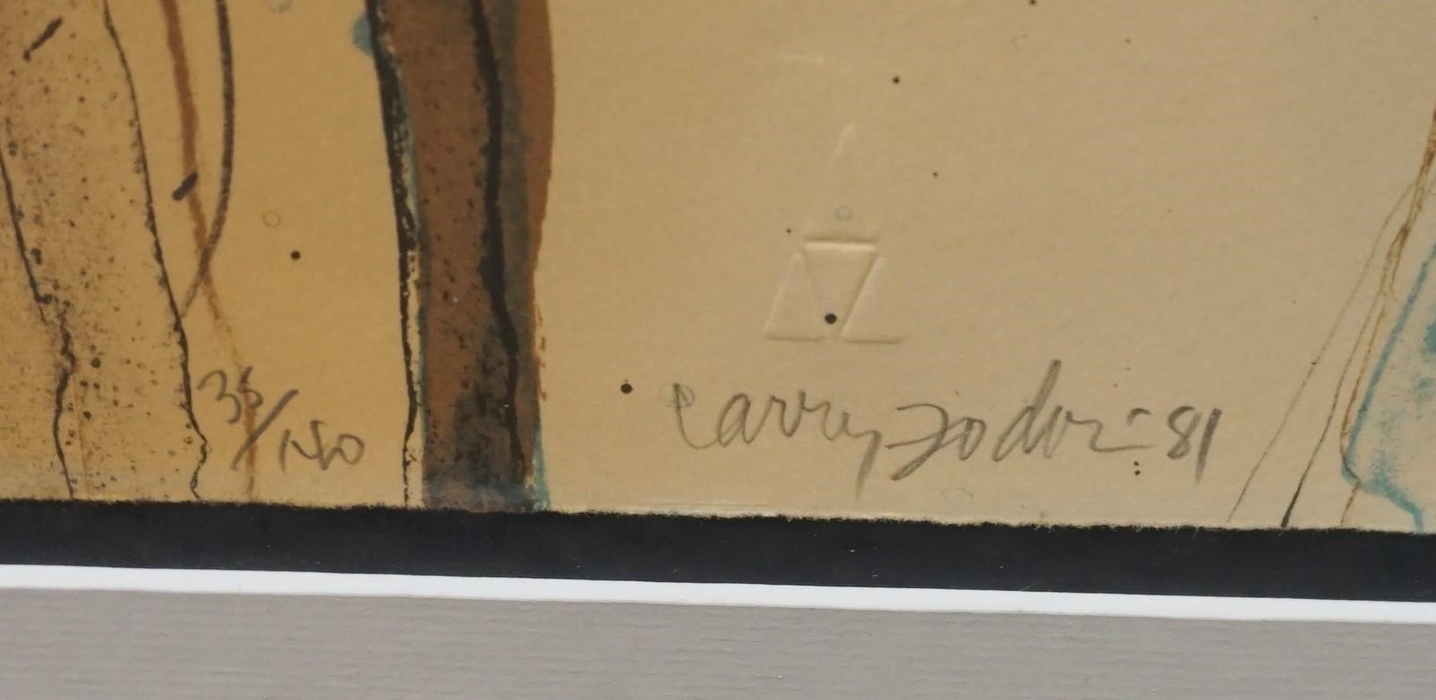 Larry Fodor | American Indian Warrior with Shield | MutualArt