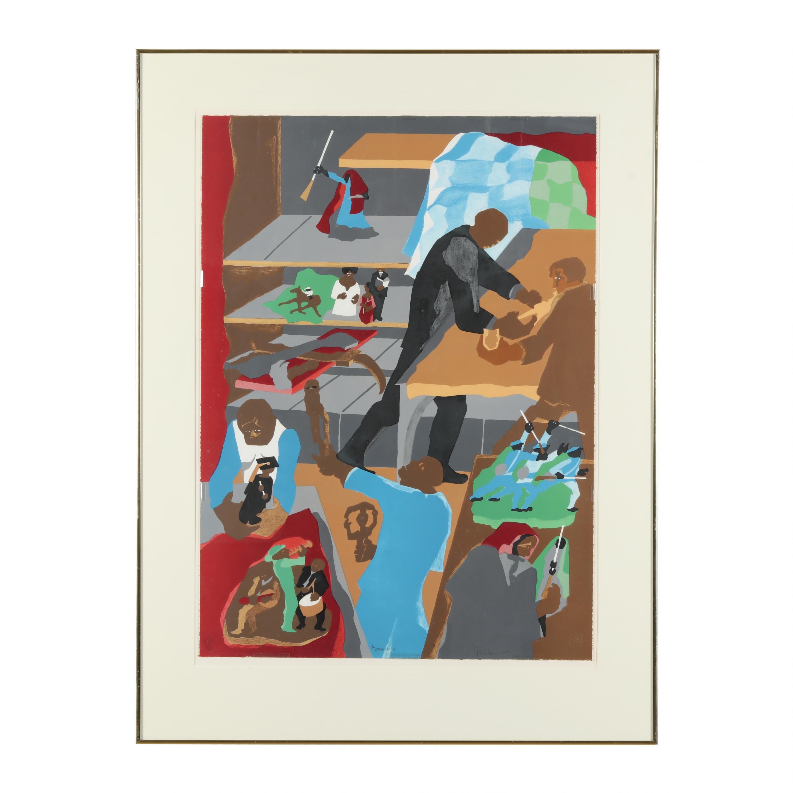 Jacob Lawrence | Memorabilia (1990) | MutualArt