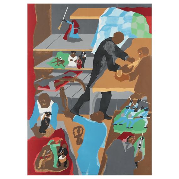 Jacob Lawrence | Memorabilia (1990) | MutualArt
