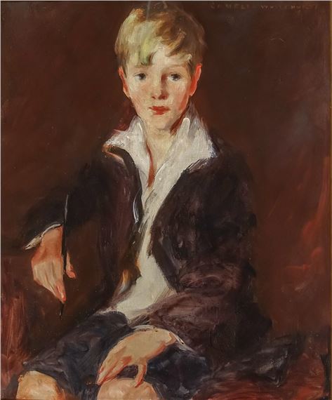Camelia Whitehurst | Portrait of a Blond-Haired Boy | MutualArt