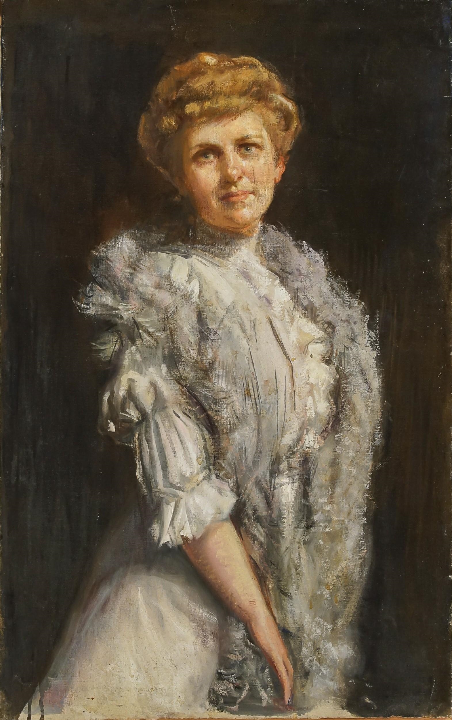 William Cushing Loring | Helen Loring Wearing a Stole | MutualArt