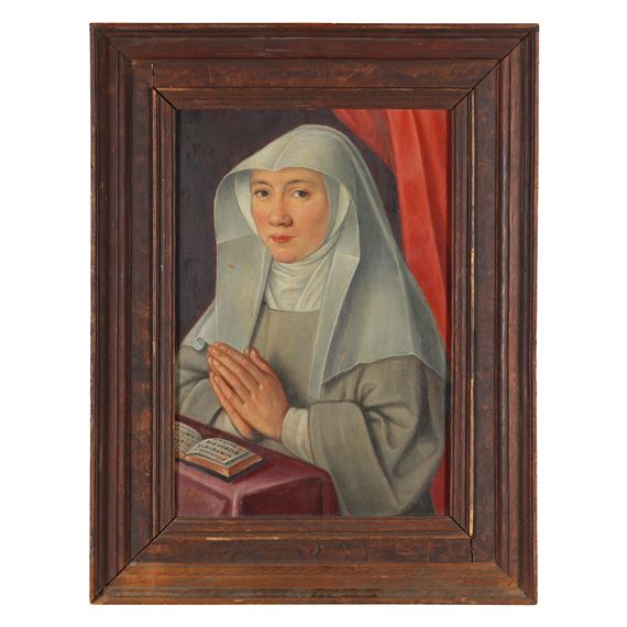 Franco-Flemish School, 17th Century | A Devotional Portrait of a Woman ...