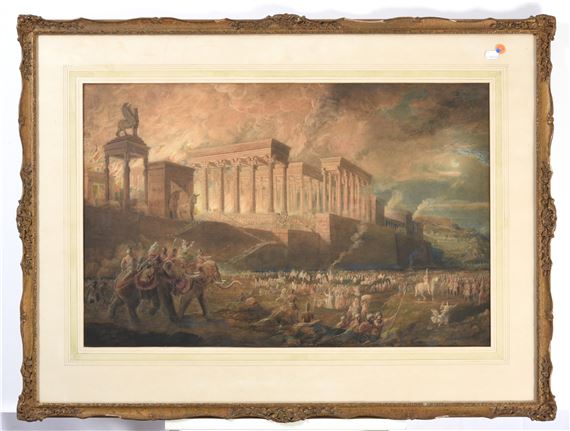 Joseph Mallord William Turner | Alexander the Great and the burning of ...