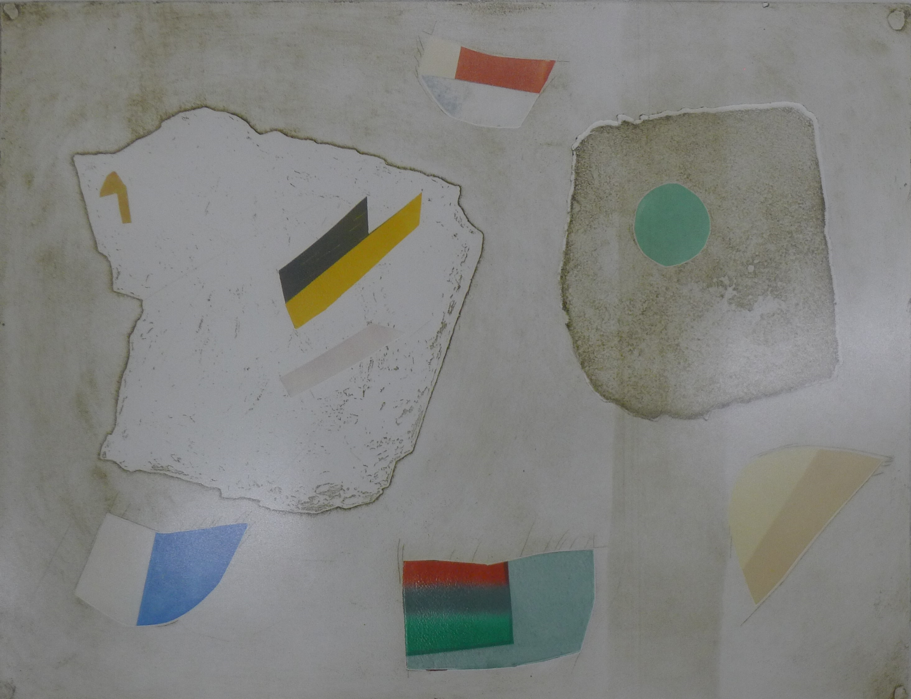 Louise Schatz | a large abstract coloured artist's proof | MutualArt