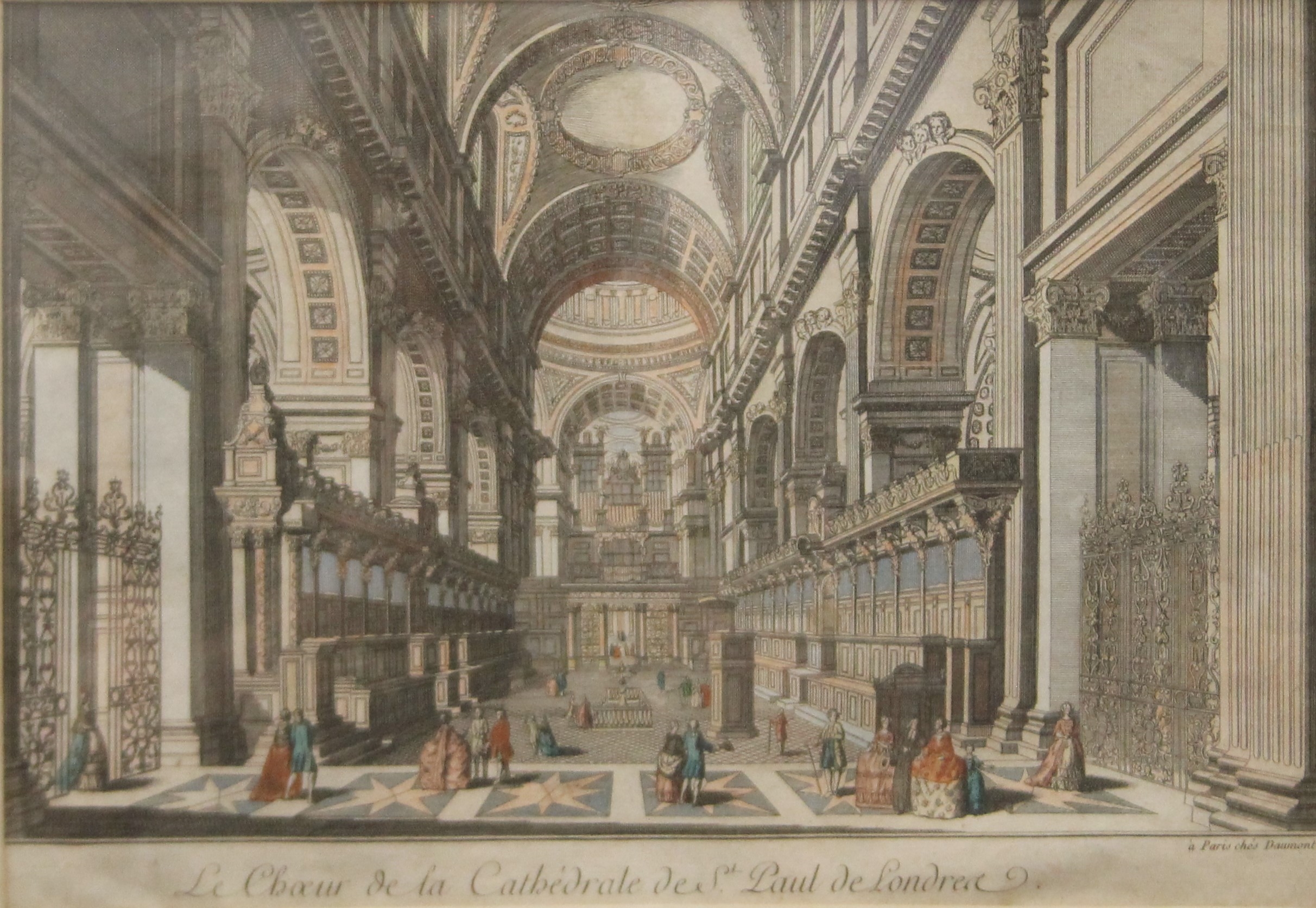 Jean Francois Daumont | an 18th century coloured print of St Paul's ...