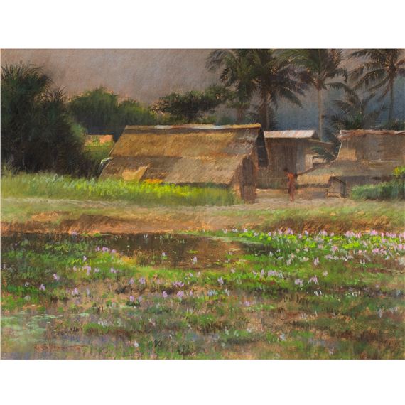 Romulo Galicano | Barrio Scene (1984) | MutualArt