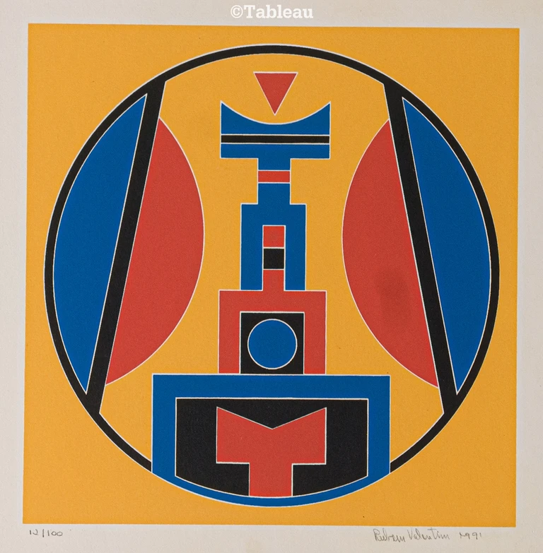 Rubem Valentim | Emblema (1991) | MutualArt