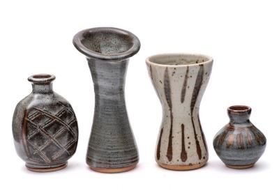 John Leach | John Leach [1939-2021] Muchelney Pottery Four Stoneware ...