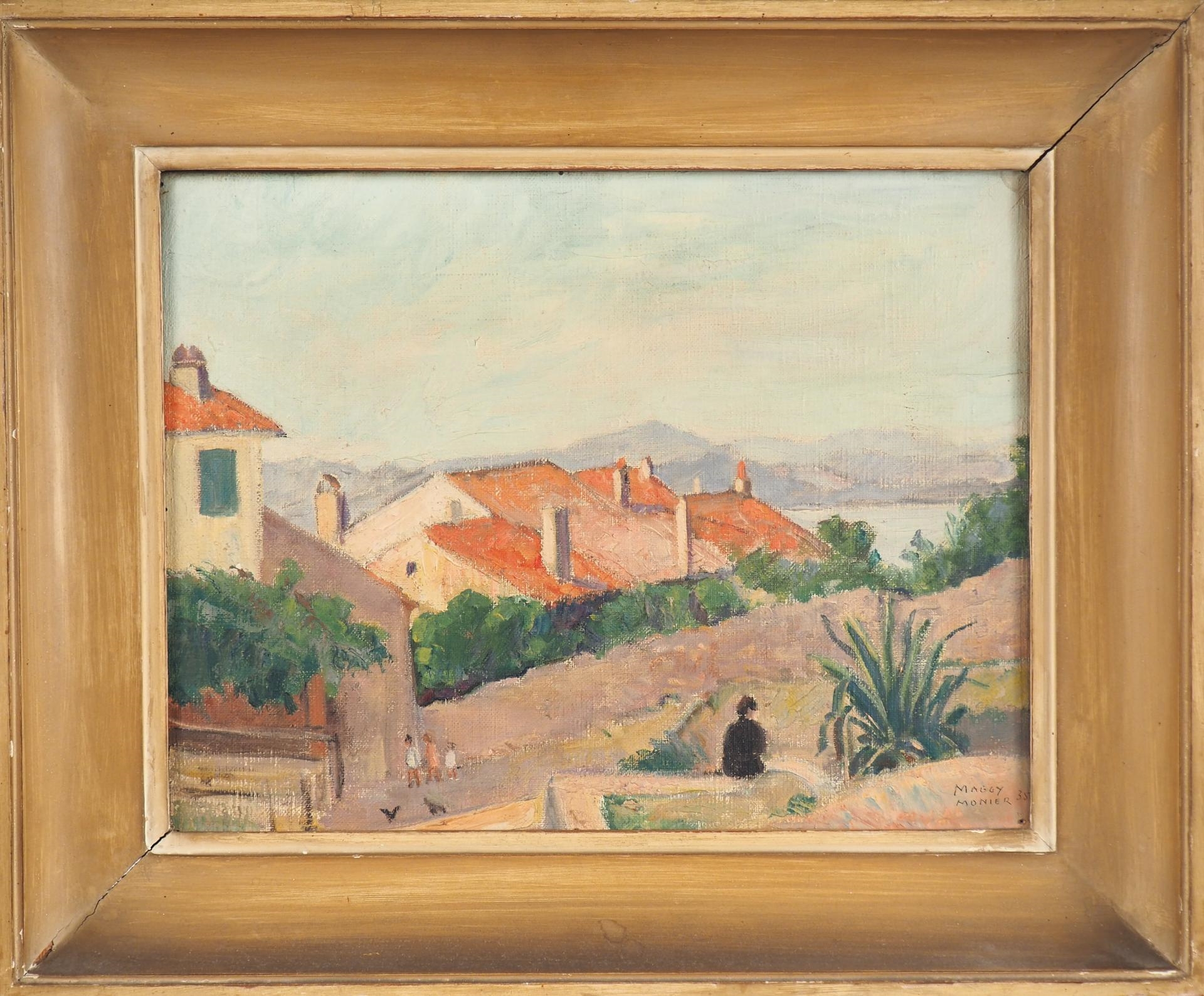 Maggy Monier | Paysage de bord de mer (1935) | MutualArt