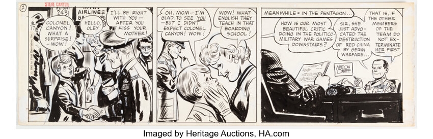Milton Caniff | Steve Canyon | MutualArt