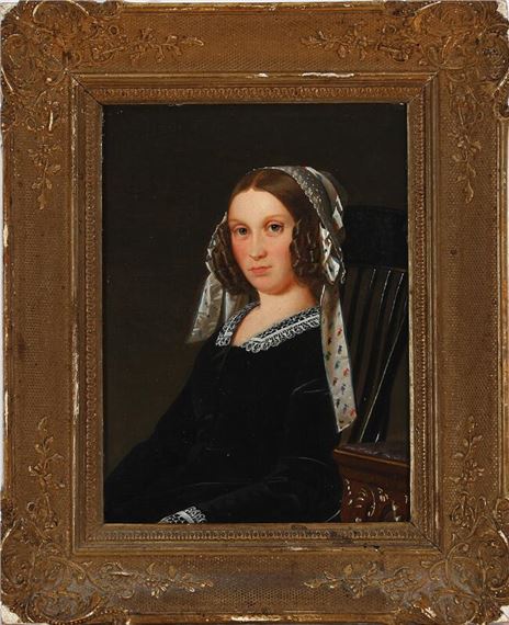 Niels Peter Holbech | Portrait of Caroline Amalie Reedtz Thott | MutualArt