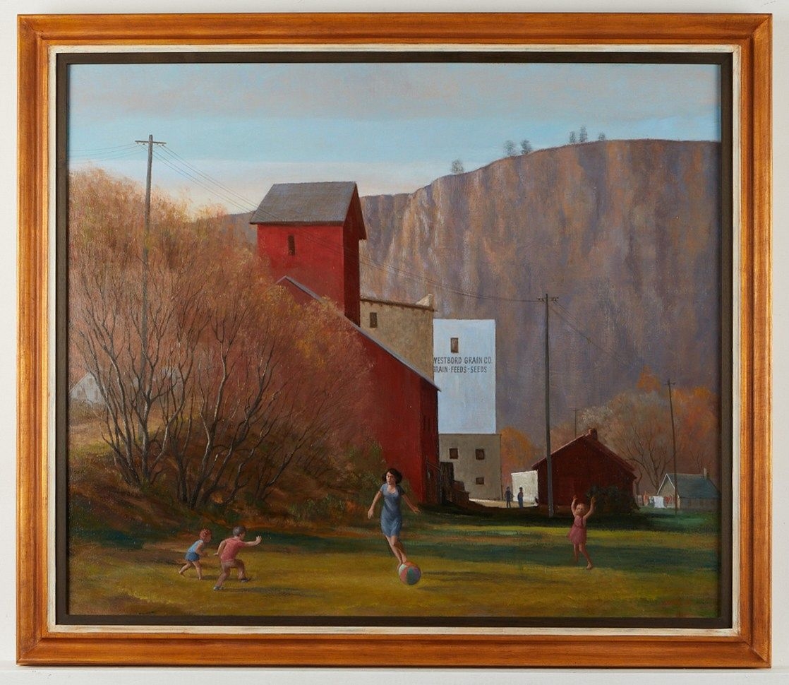 Paul Kramer | Playing Kickball (Lanesboro, Minnesota) (1981) | MutualArt