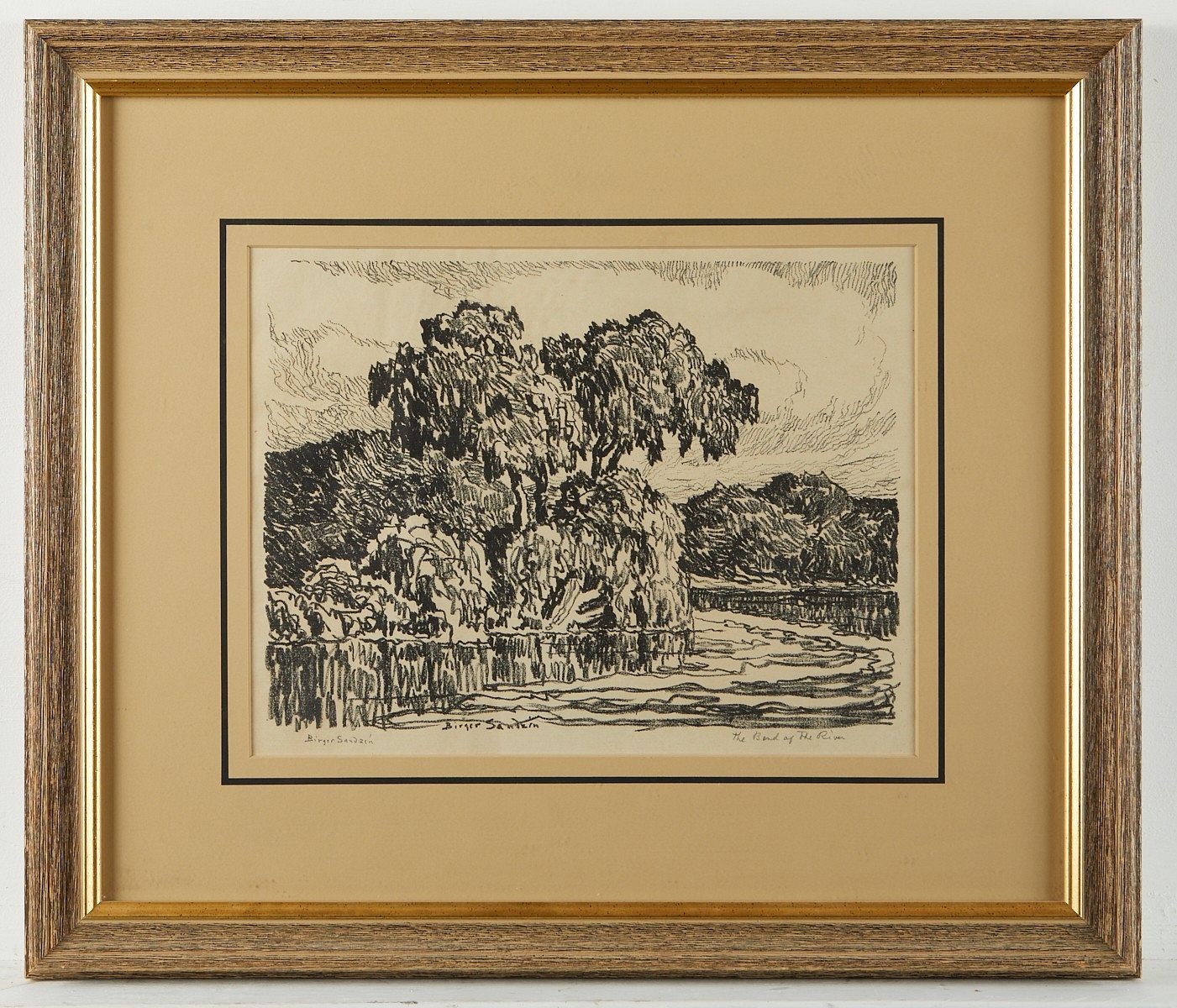 Birger Sandzén | The Bend of the River | MutualArt