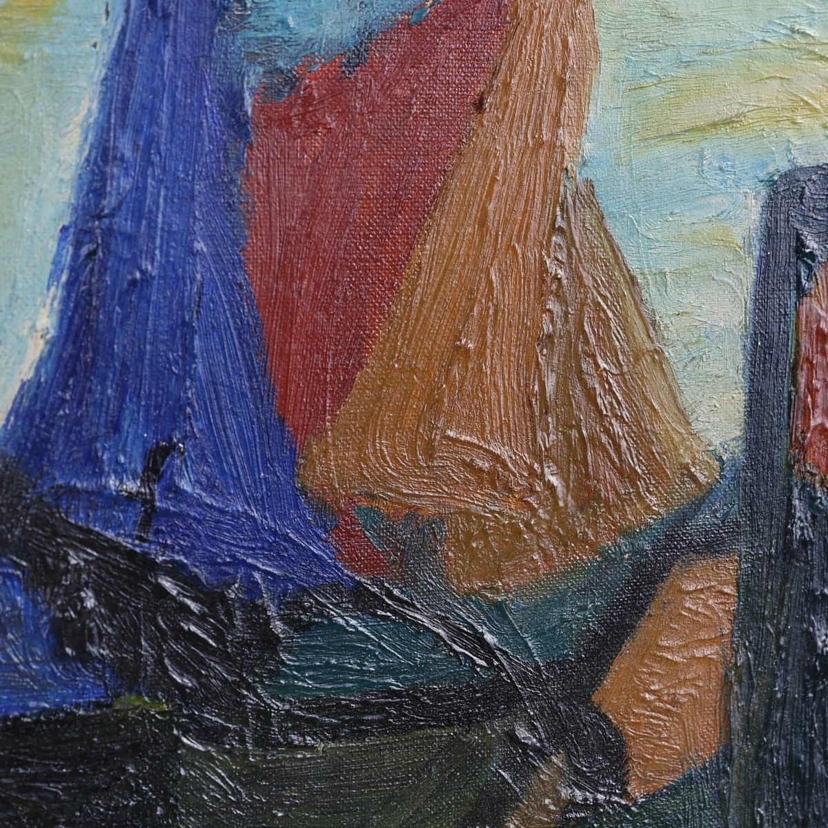 George Morrison | Sailboats (1964) | MutualArt