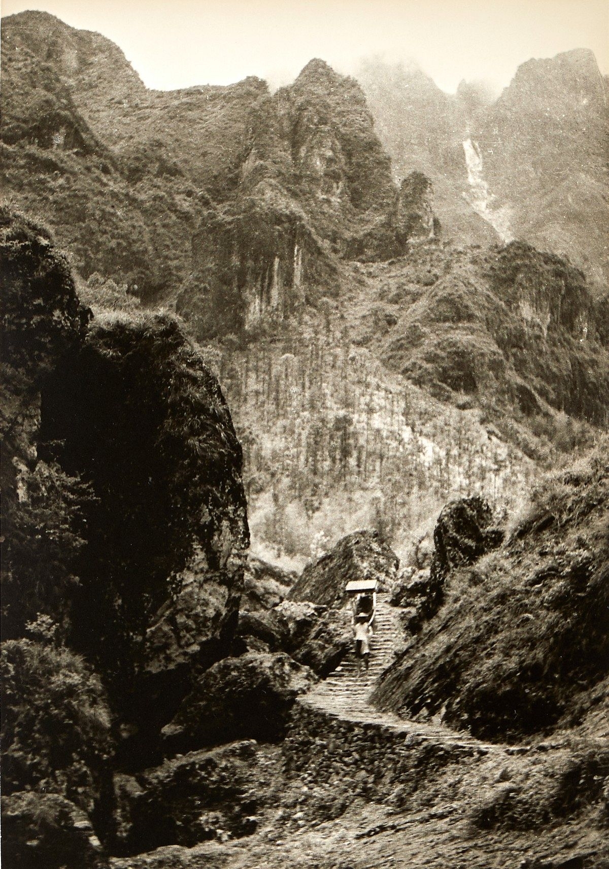 Long Chin-San | Photograph Mountain Staircase | MutualArt