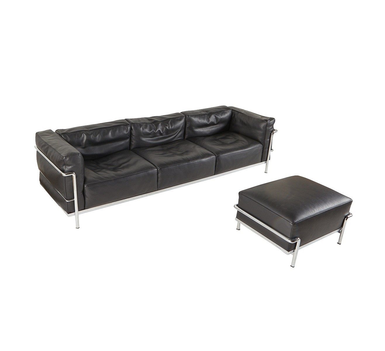 Pierre Jeanneret | LC3 Sofa and LC2 Ottoman | MutualArt