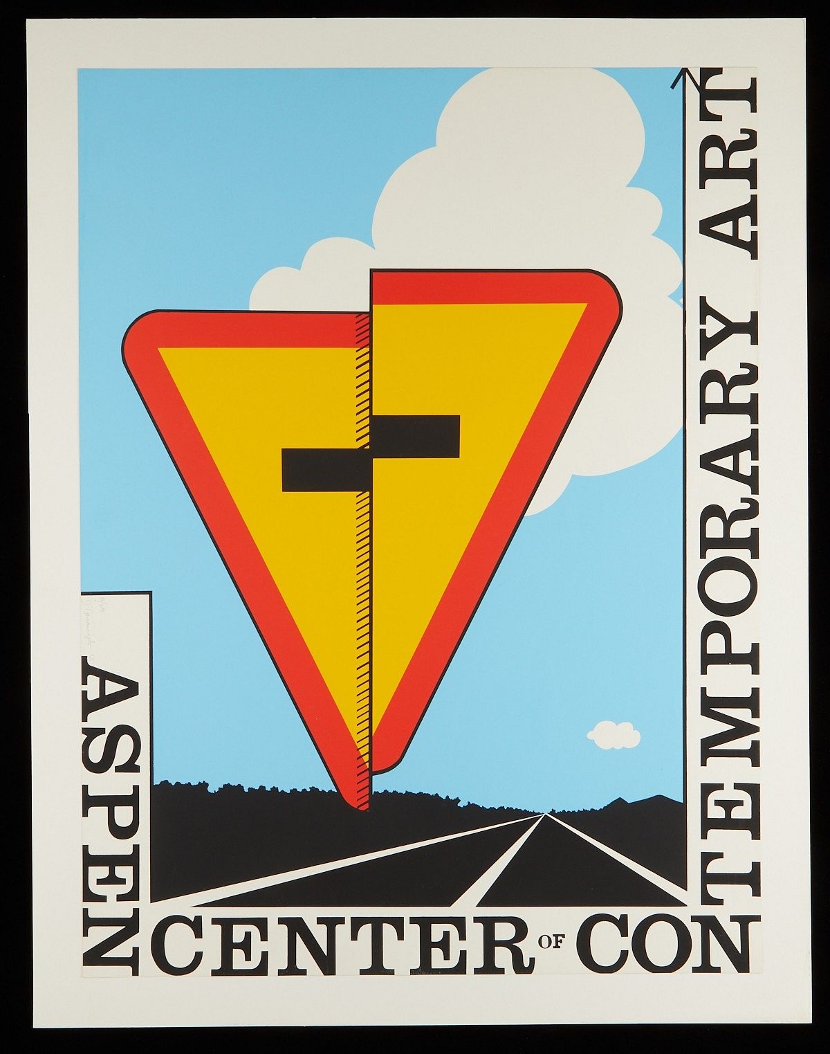 Allan D'Arcangelo | Pop art screen print poster for the Aspen Center of ...
