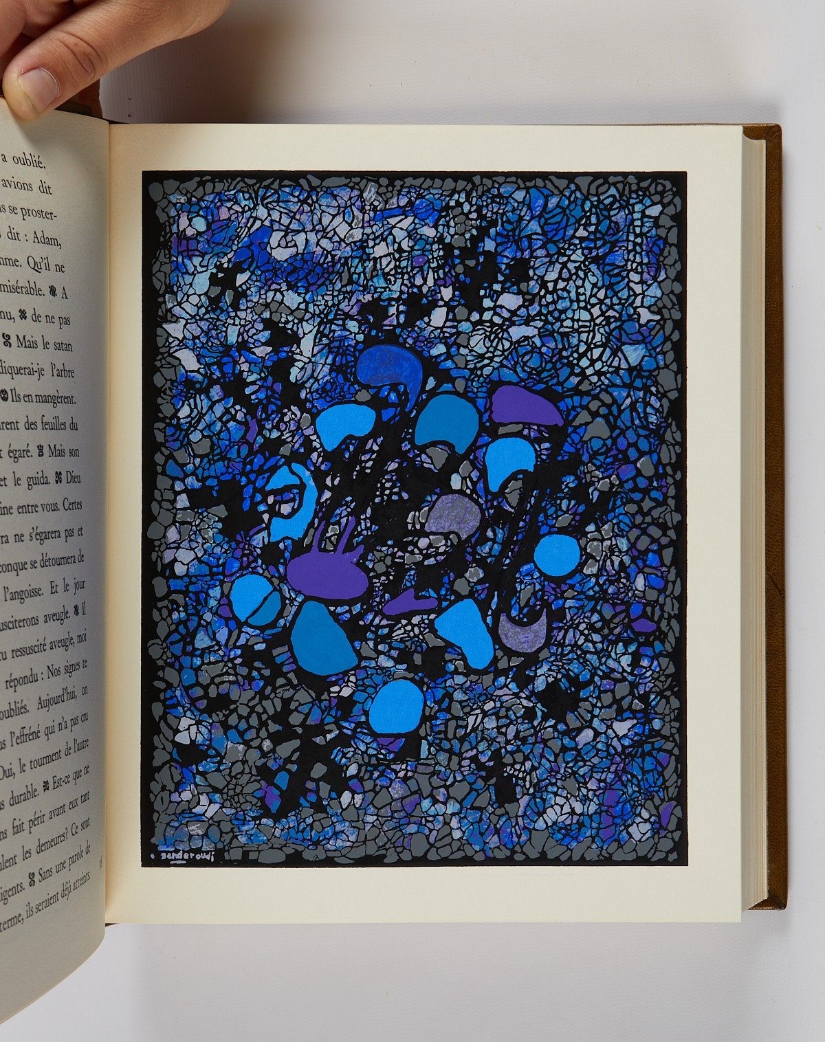 Hossein Zenderoudi | Group of two volume of the Qur'an | MutualArt